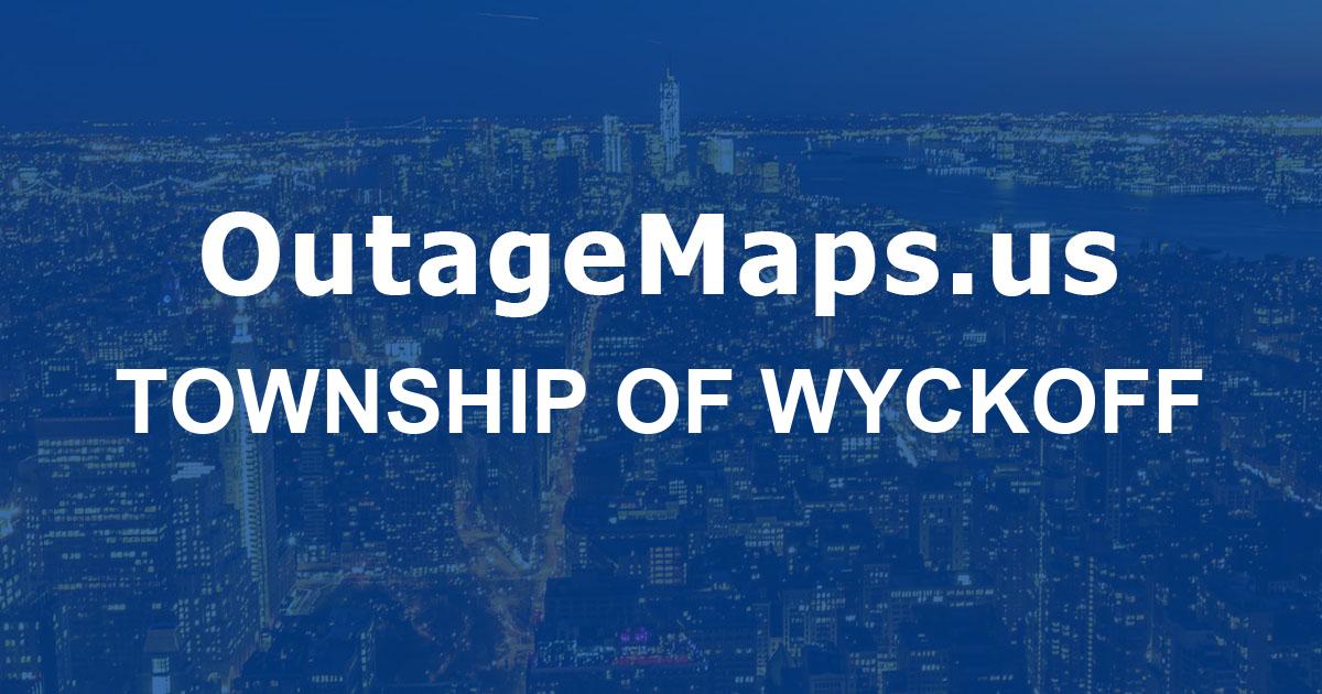 Township of Wyckoff Power Outages Map