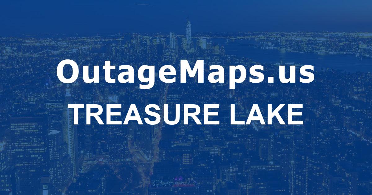 Treasure Lake Power Outages Map