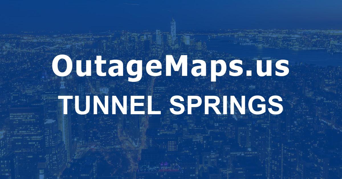 Tunnel Springs Power Outages Map