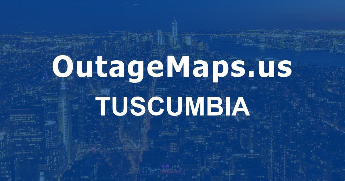 Tuscumbia Power Outages Map