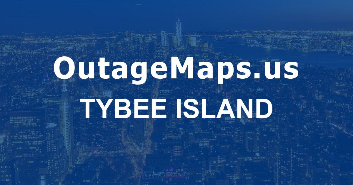 Tybee Island Power Outages Map