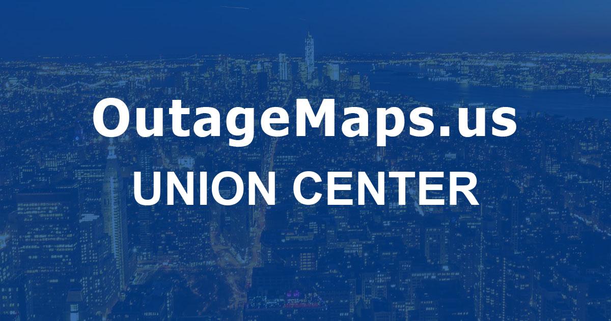 Union Center Power Outages Map