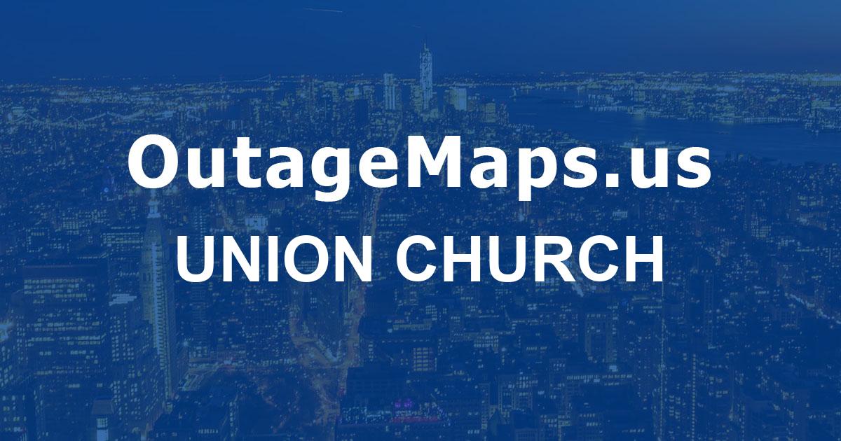 Union Church Power Outages Map