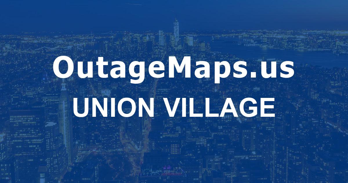 Union Village Power Outages Map