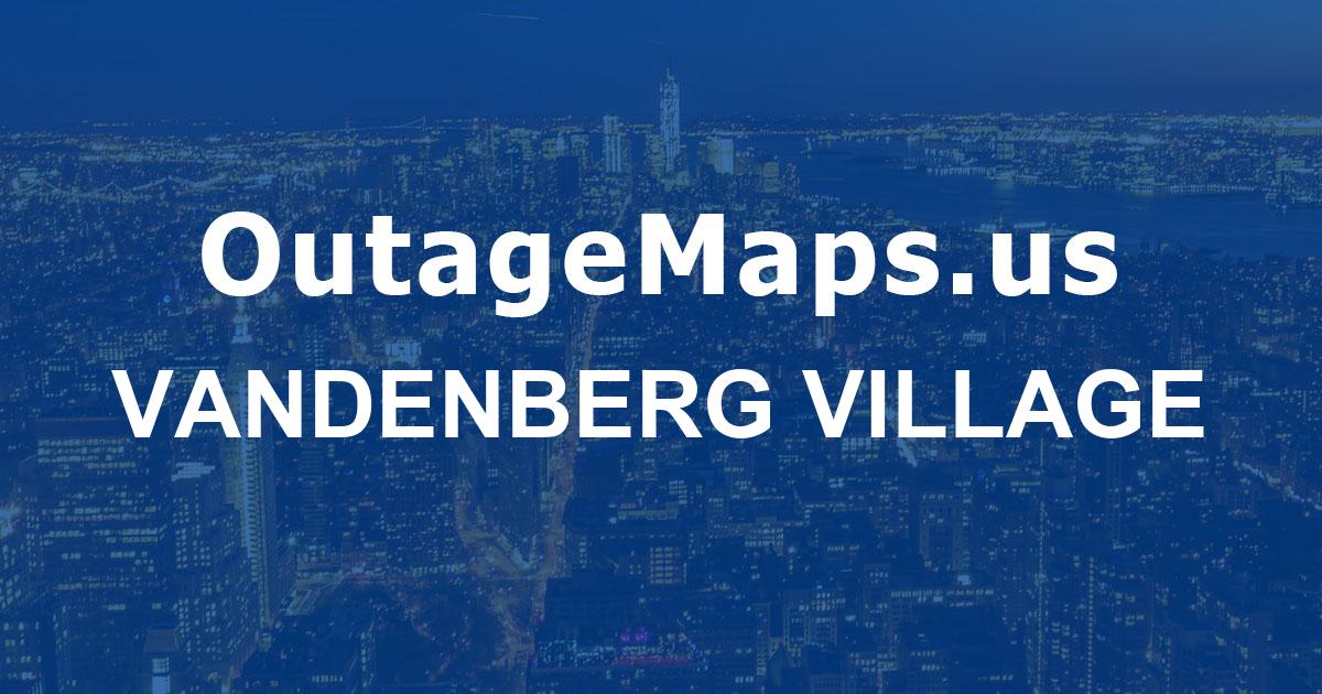 Vandenberg Village Power Outages Map