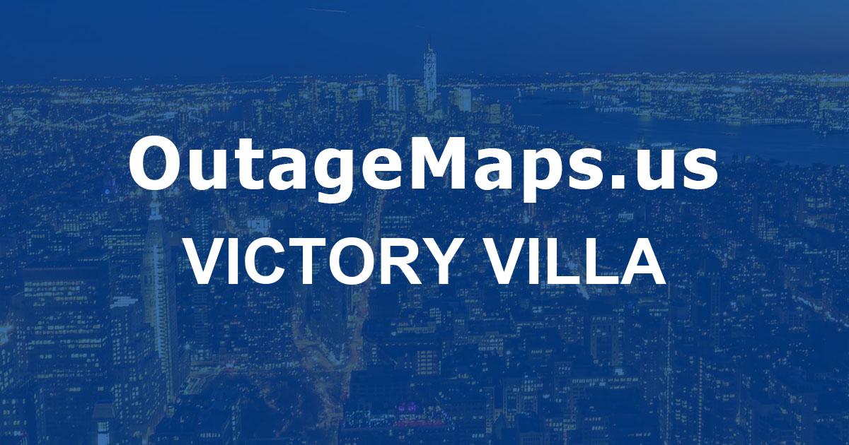 Victory Villa Power Outages Map