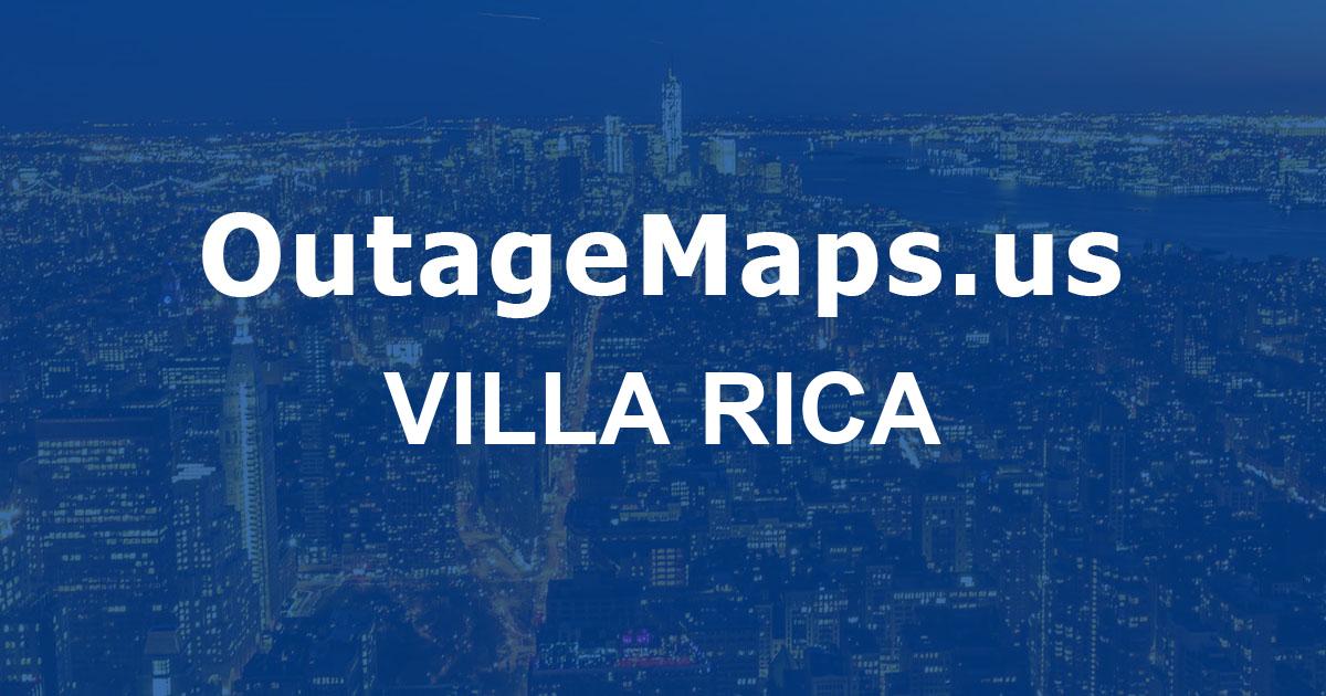 Villa Rica Power Outages Map