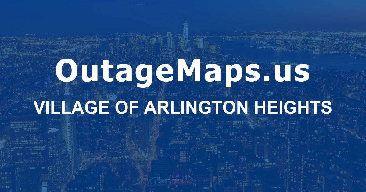 Village of Arlington Heights Power Outages Map