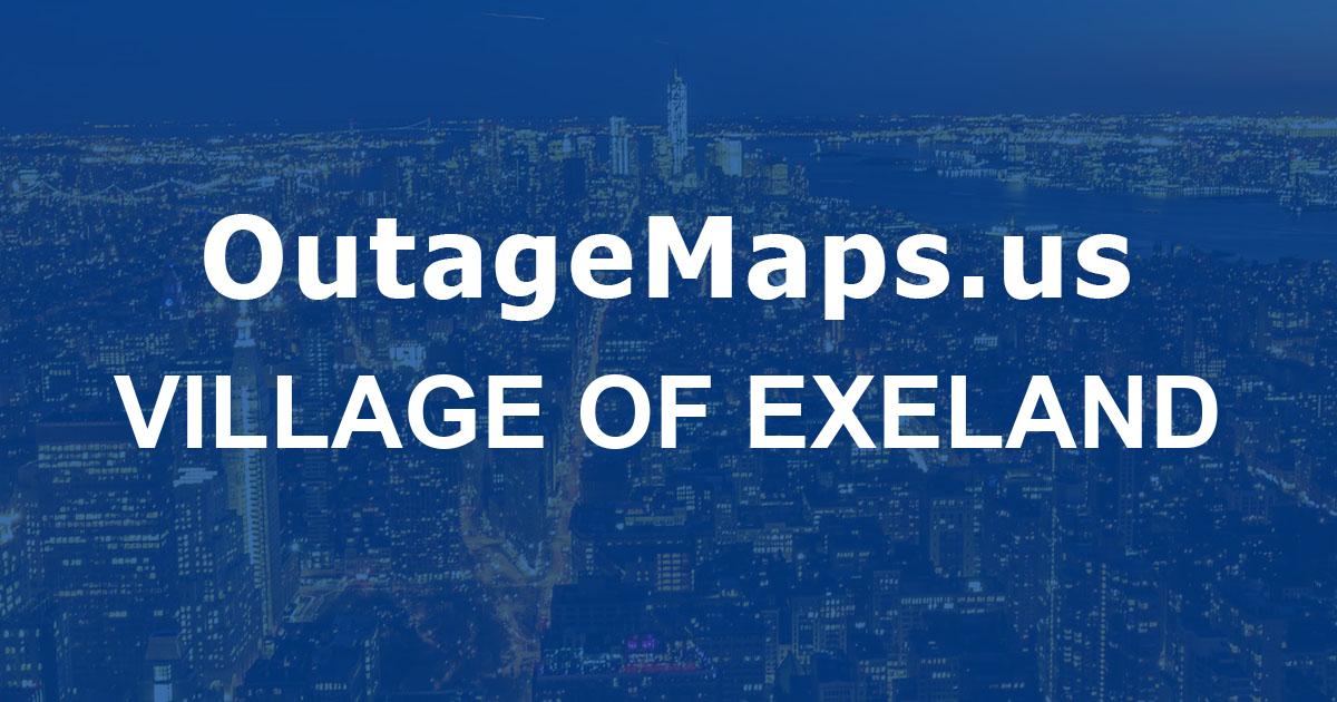 Village of Exeland Power Outages Map