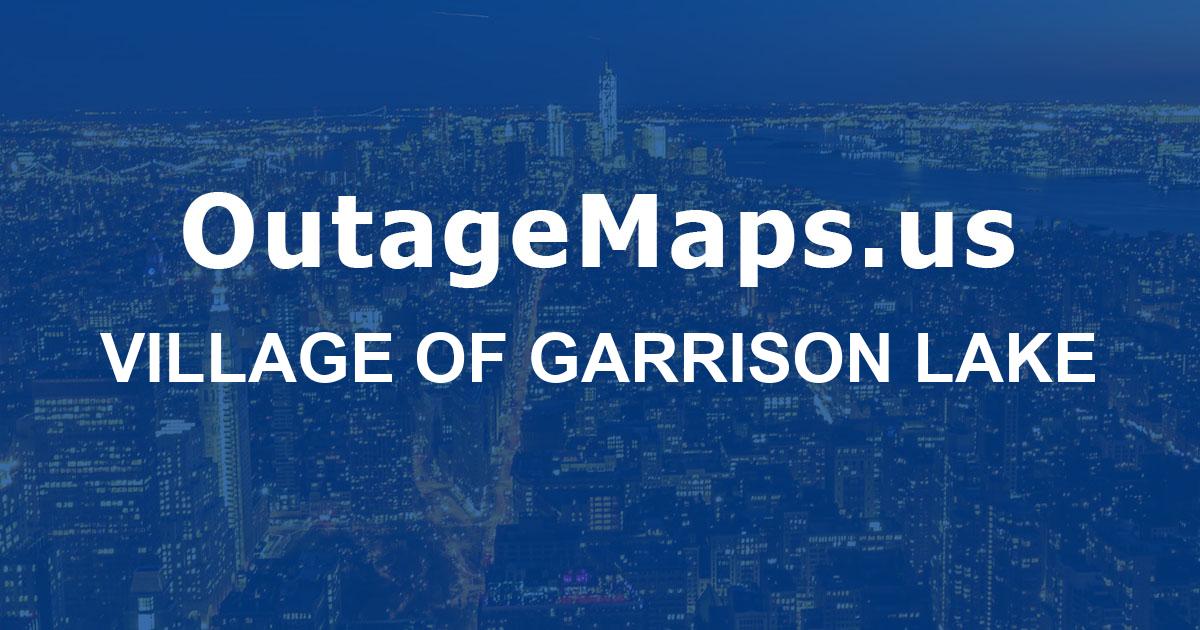 Village of Garrison Lake Power Outages Map
