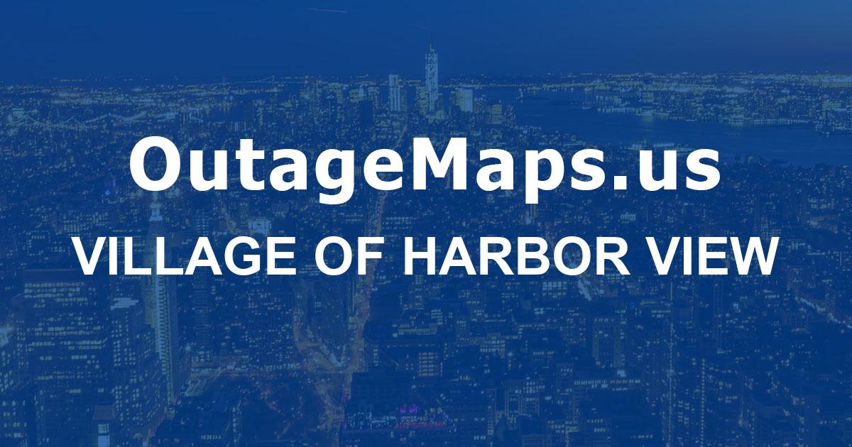 Village of Harbor View Power Outages Map