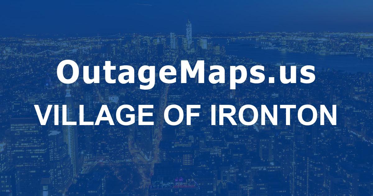 Village of Ironton Power Outages Map