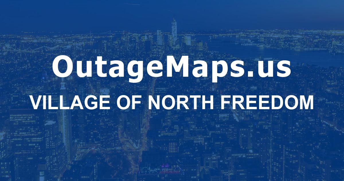 Village of North Freedom Power Outages Map