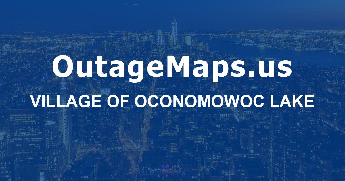Village of Oconomowoc Lake Power Outages Map