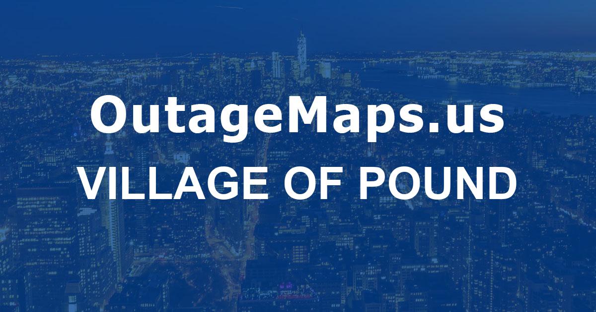 Village of Pound Power Outages Map