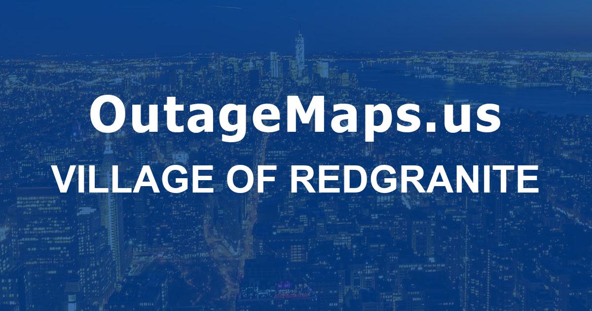 Village of Redgranite Power Outages Map