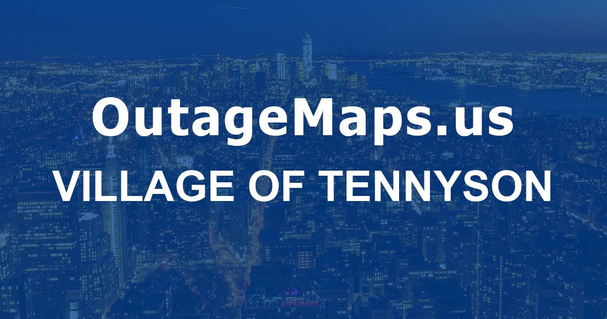 Village of Tennyson Power Outages Map