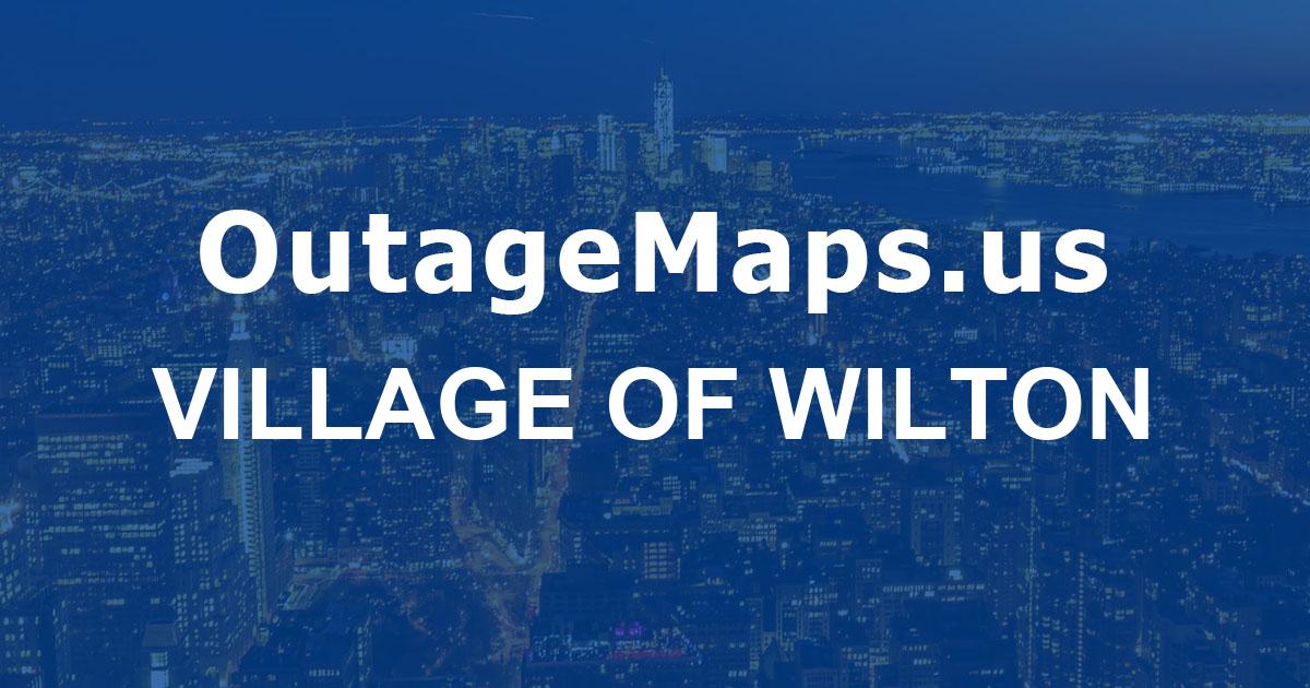 Village of Wilton Power Outages Map