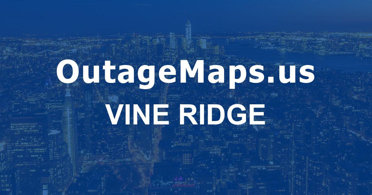 Vine Ridge Power Outages Map