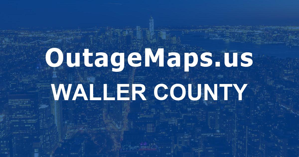 Waller County Power Outages Map