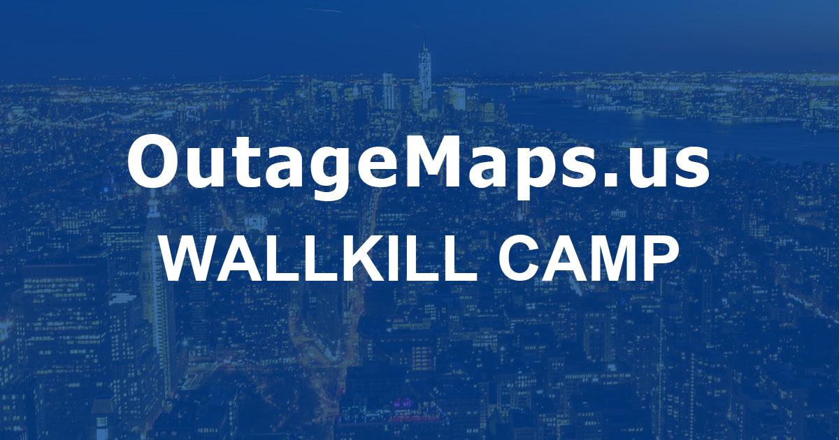 Wallkill Camp Power Outages Map