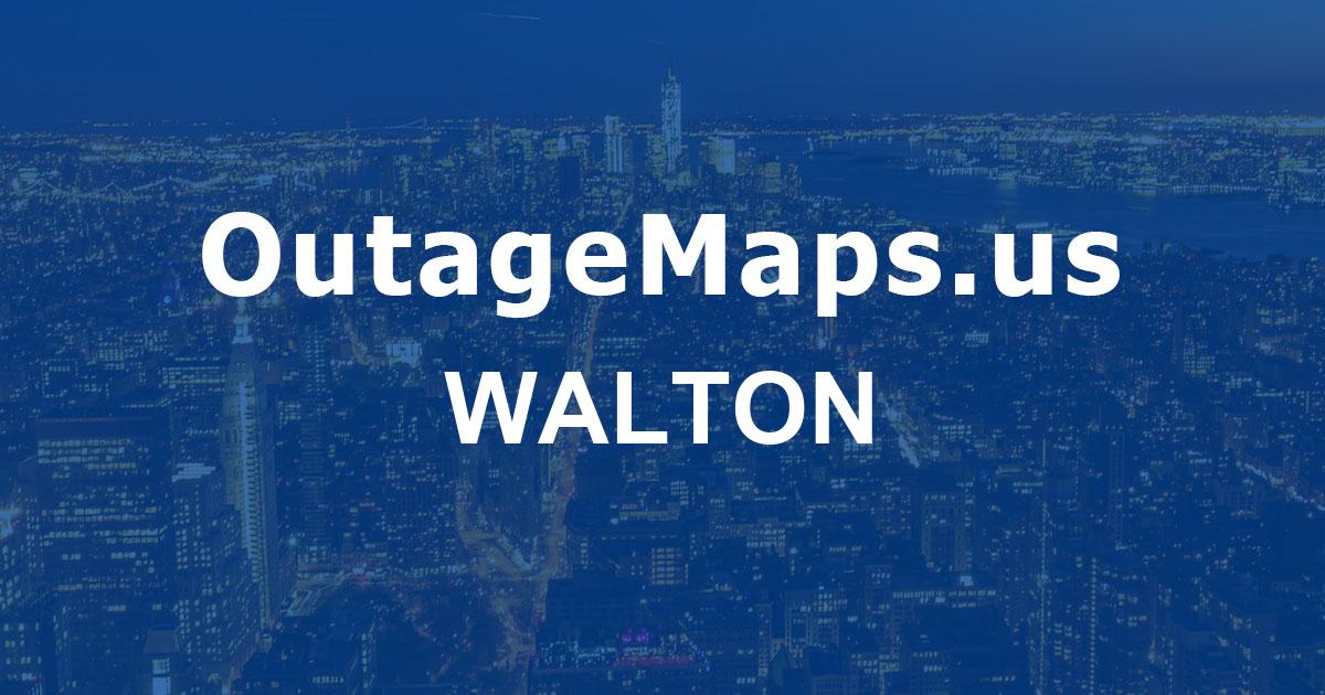 Walton Power Outages Map