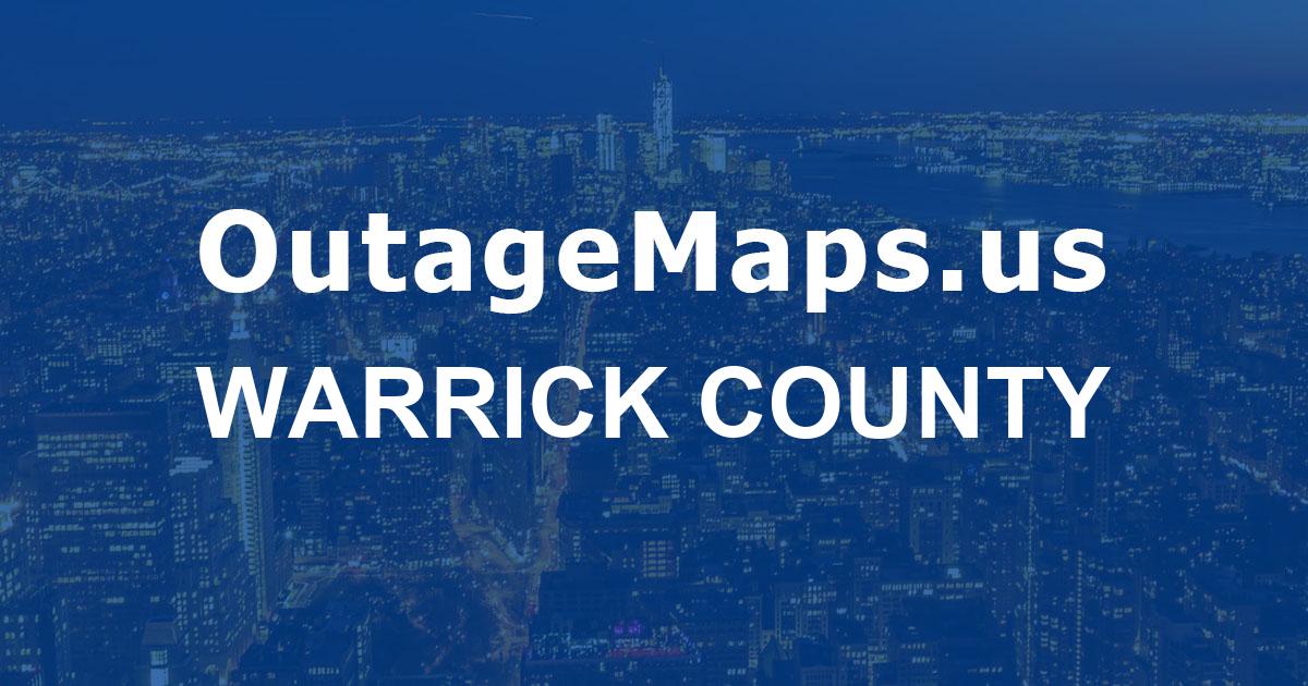 Warrick County Power Outages Map
