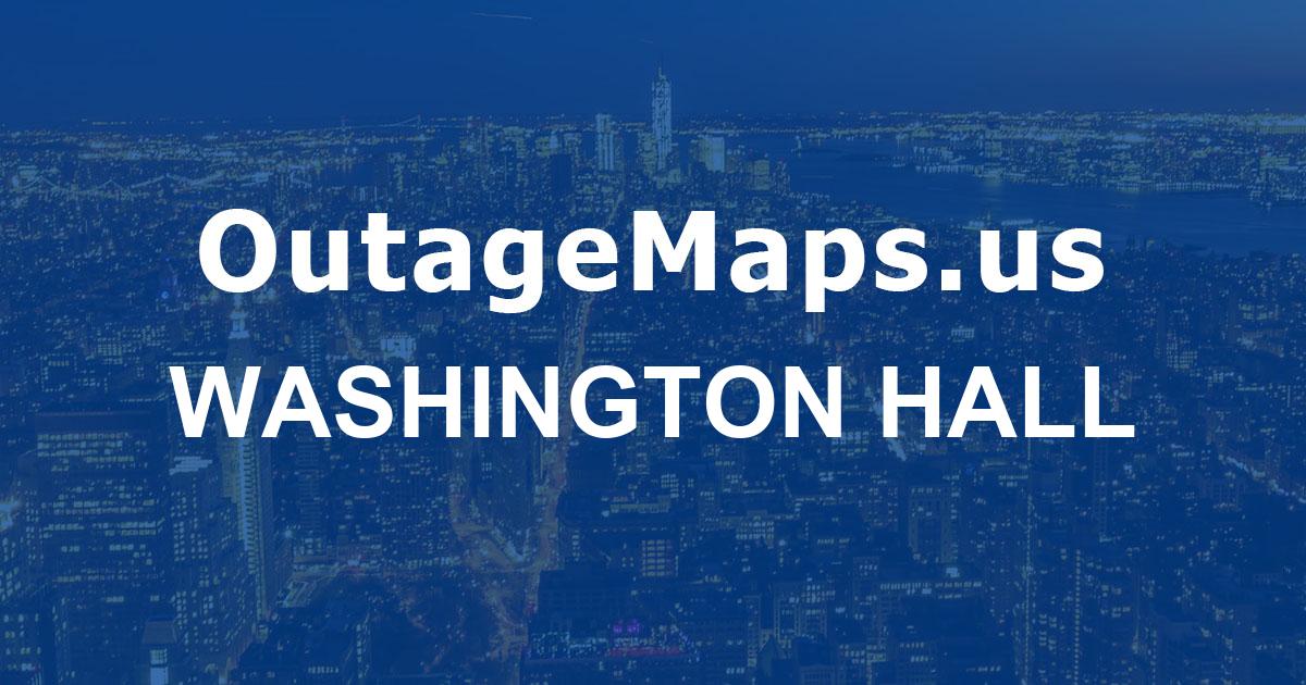 Washington Hall Power Outages Map