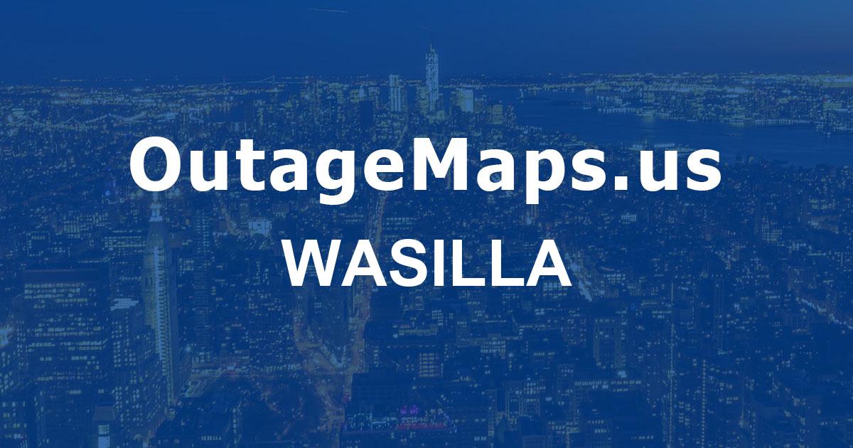 Wasilla Power Outages Map