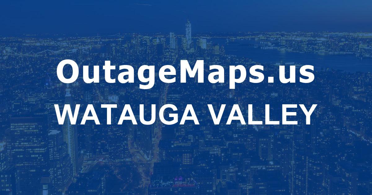 Watauga Valley Power Outages Map