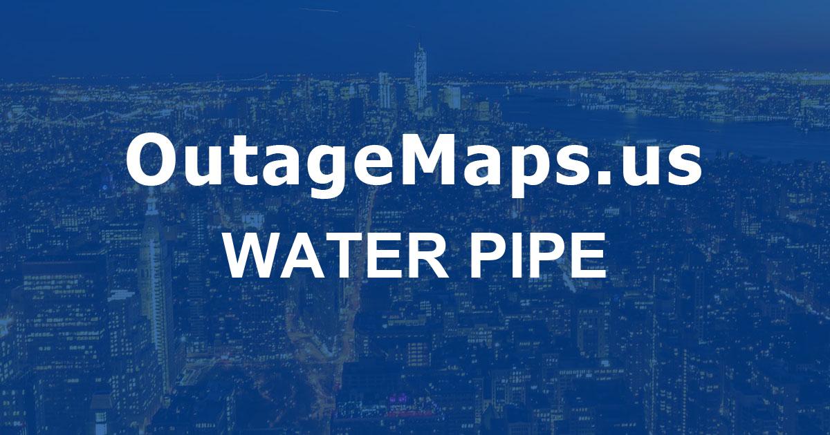 Water Pipe Power Outages Map