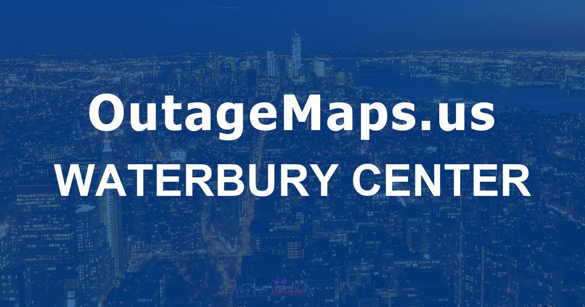 Waterbury Center Power Outages Map