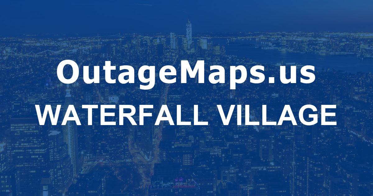 Waterfall Village Power Outages Map