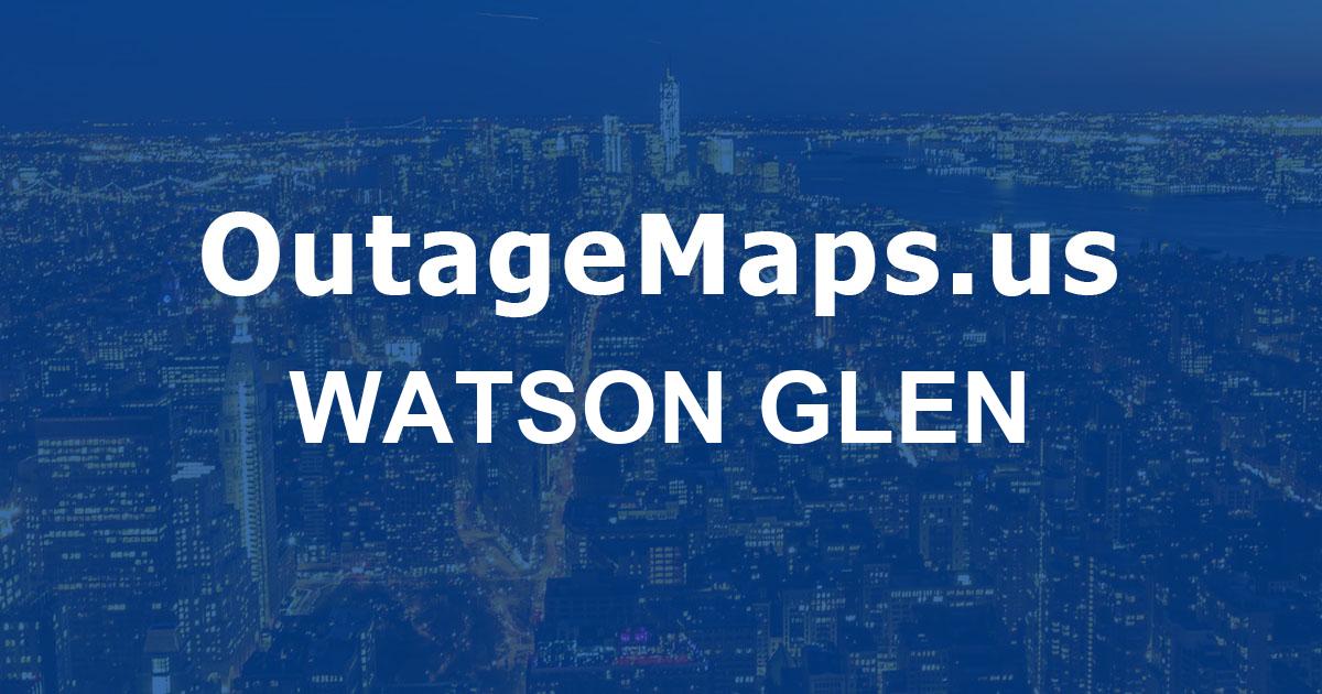 Watson Glen Power Outages Map