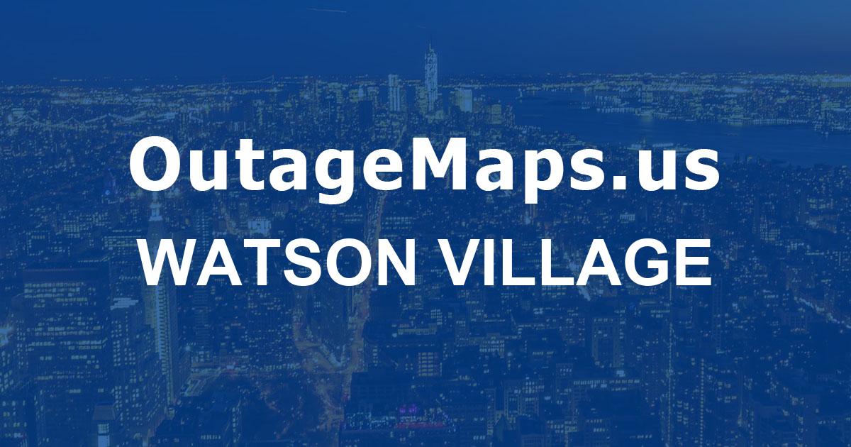 Watson Village Power Outages Map