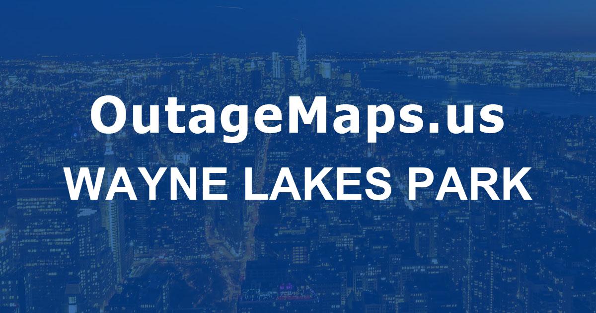 Wayne Lakes Park Power Outages Map