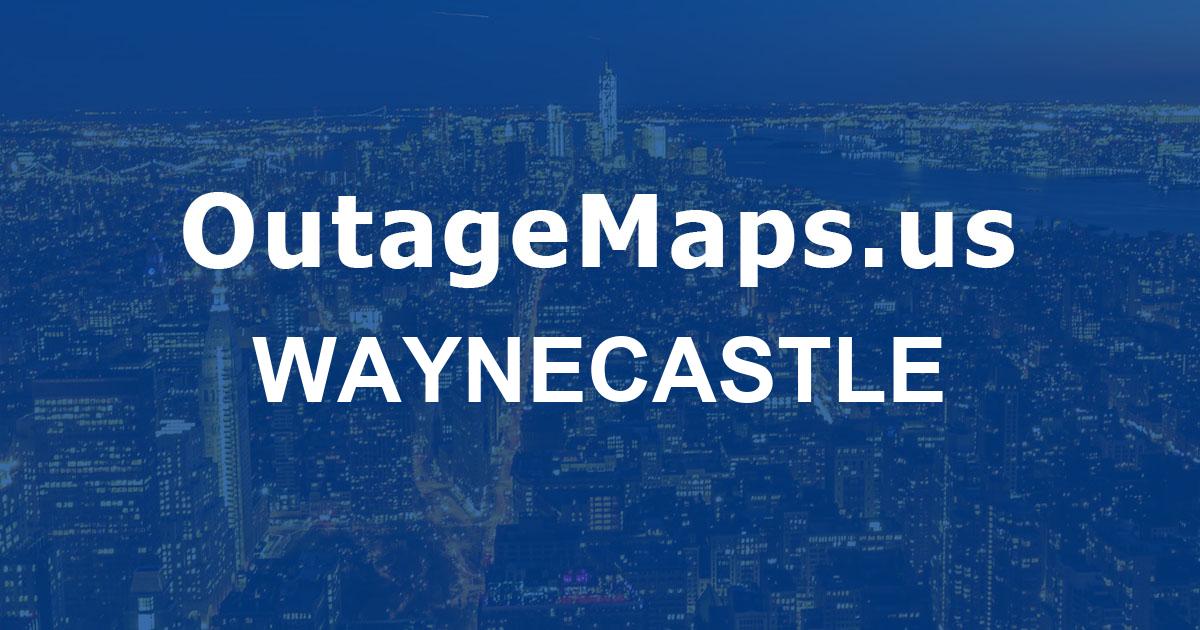 Waynecastle Power Outages Map