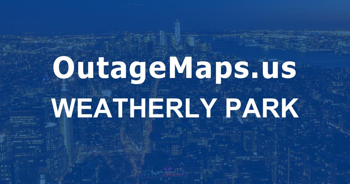Weatherly Park Power Outages Map
