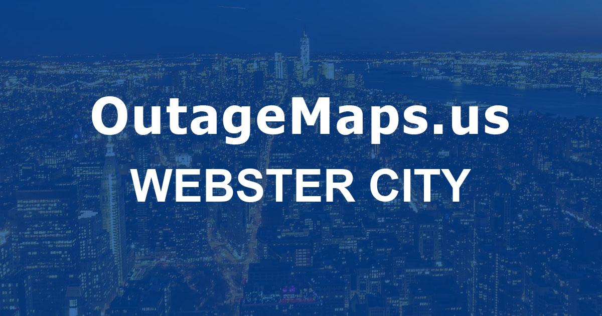 Webster City Power Outages Map