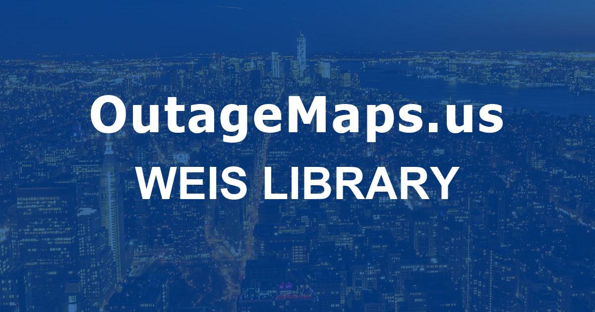 Weis Library Power Outages Map