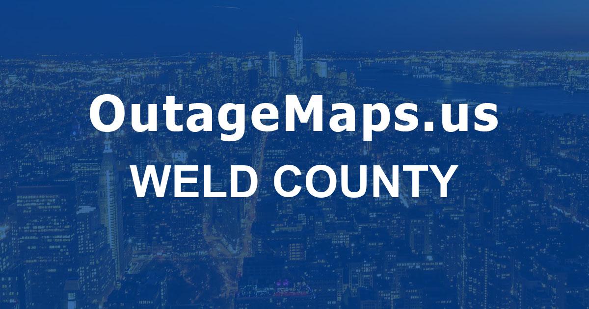 Weld County Power Outages Map
