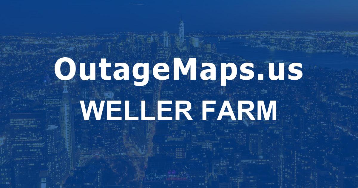 Weller Farm Power Outages Map