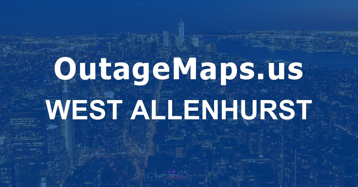 West Allenhurst Power Outages Map