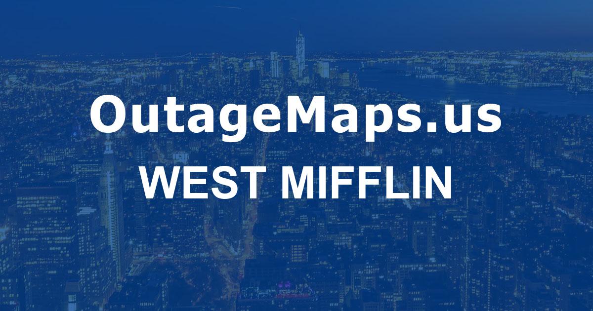 West Mifflin Power Outages Map