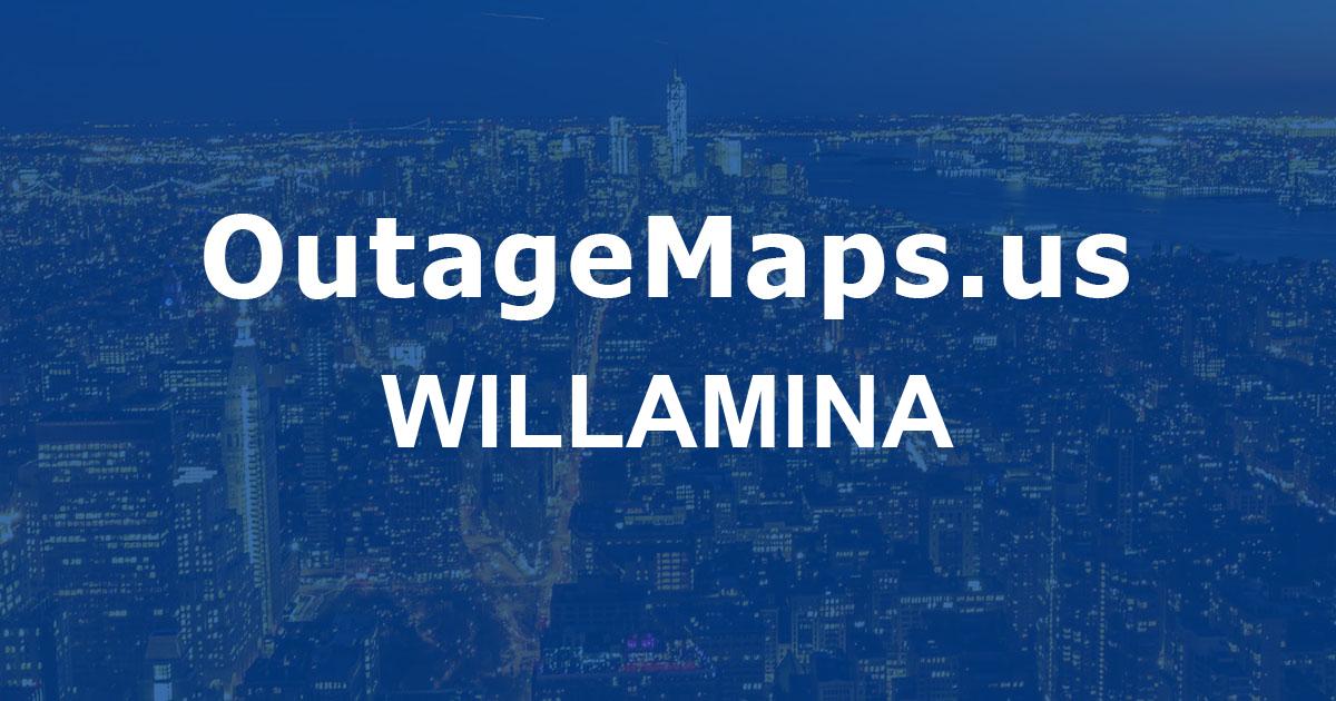 Willamina Power Outages Map