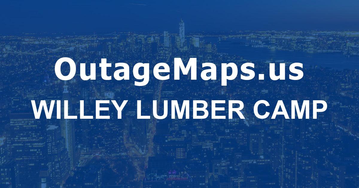 Willey Lumber Camp Power Outages Map
