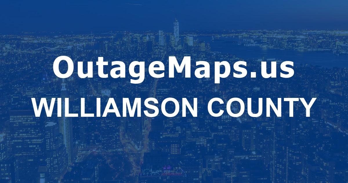 Williamson County Power Outages Map