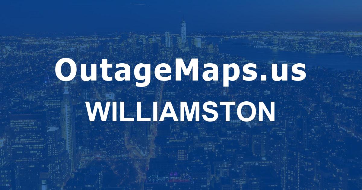 Williamston Power Outages Map