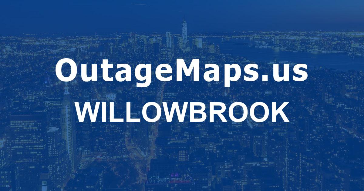 Willowbrook Power Outages Map