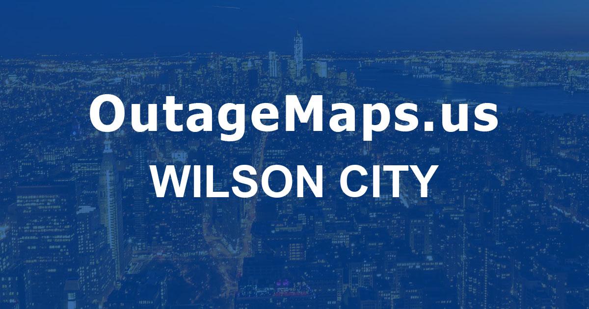 Wilson City Power Outages Map